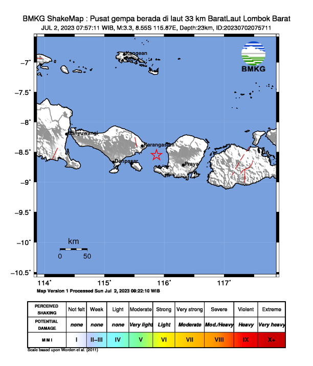 Peta Isoseismal Gempabumi TojoUna-Una, Sulawesi Tengah 26 Juli 2021 | BMKG Peta Isoseismal Gempabumi TojoUna-Una, Sulawesi Tengah 26 Juli 2021 | BMKG